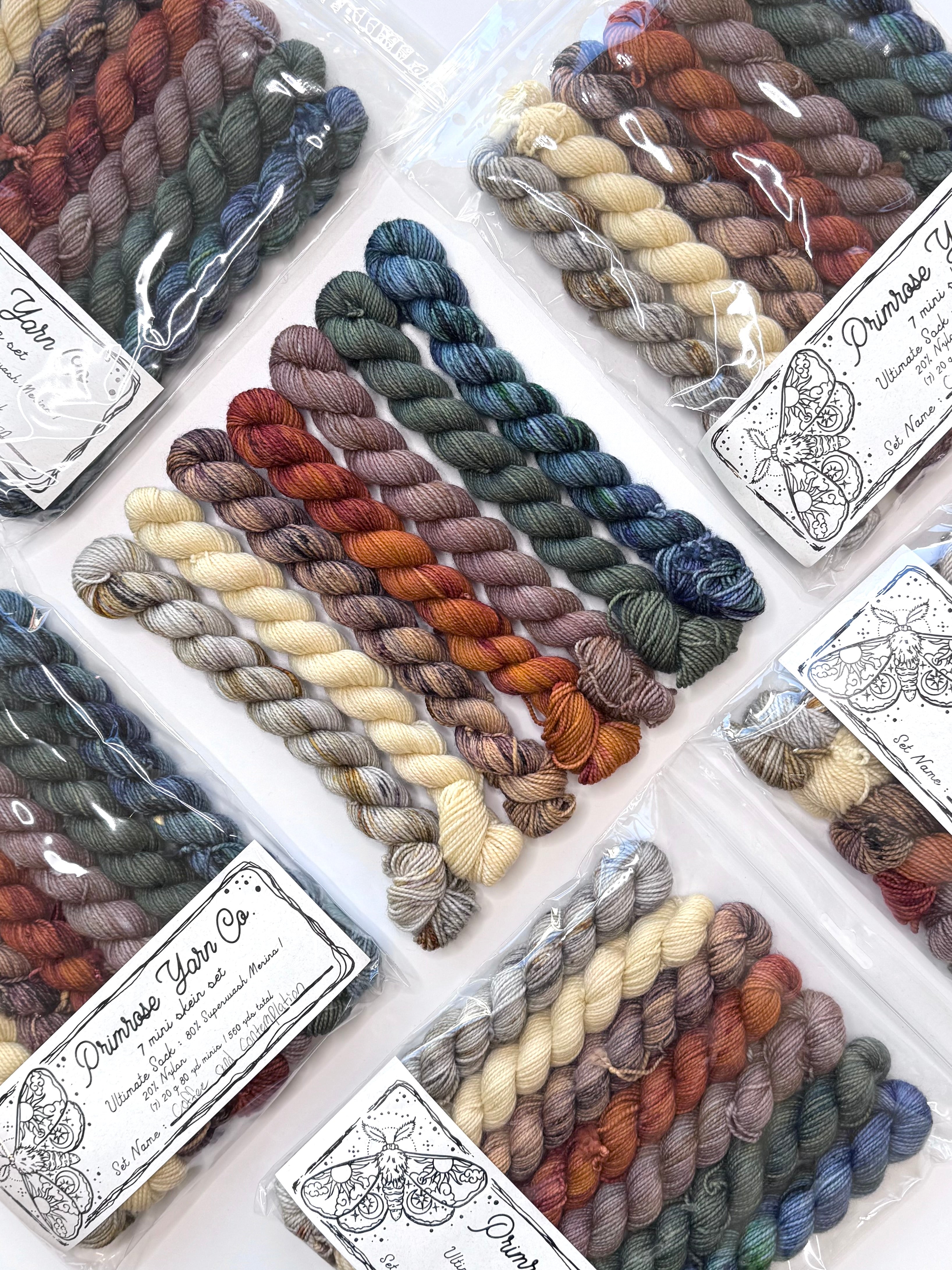 COFFEE & CONTEMPLATION- ULTIMATE SOCK MINI SET – Primrose Yarn Co.