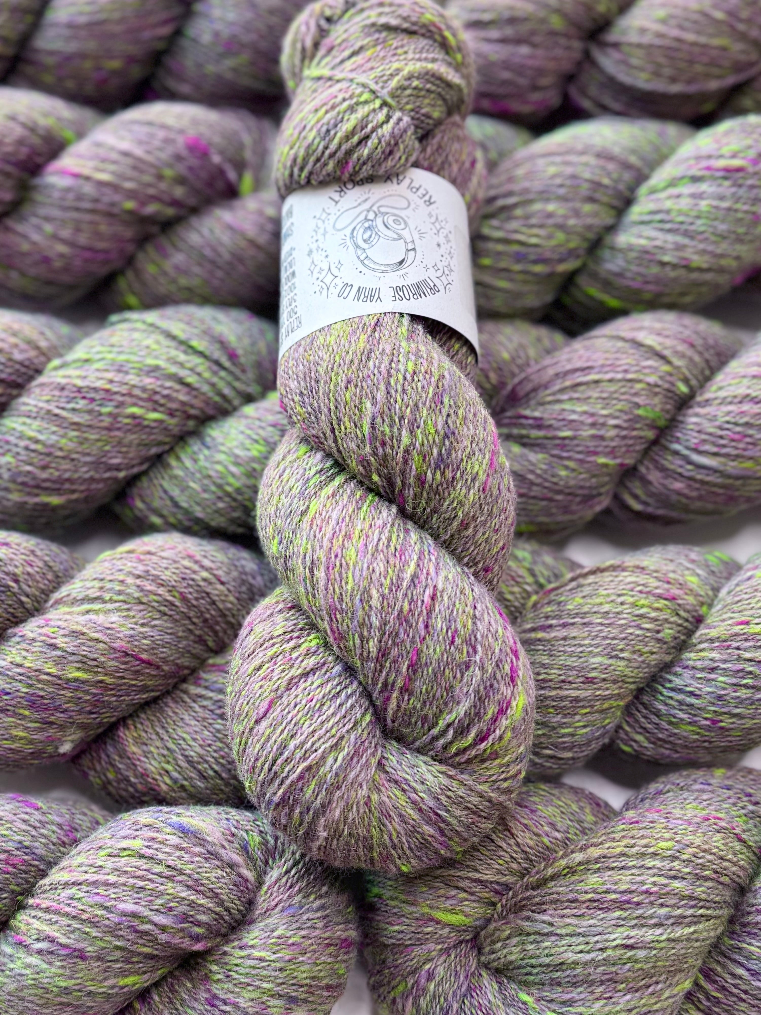 Neon Pink No. 1- REPLAY SPORT – Primrose Yarn Co.